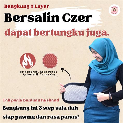 Bengkung Czer Moden Bertungku Tungku Bersalin Ceaser Berpantang Perut Buncit Maternity