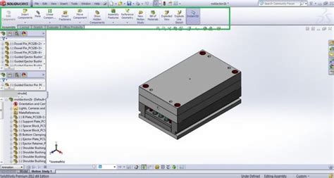 Solidworks User Interface Assembly Screenshots 2 Solidworks Tutorials For Begineers Com