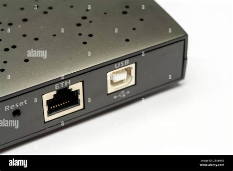 Old Router Modem Isolated On White Background Stock Photo Alamy