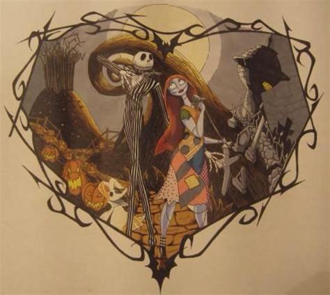 Jack And Sally Heart Heart Wallpaper Jack And Sally Wallpaper
