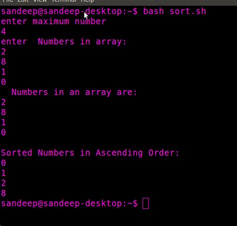 Shell Script For Bubble Sort Its All About Linux