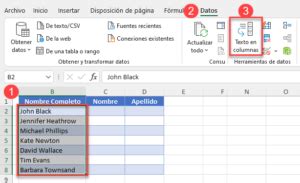 Dividir Una Celda en Dos o Más Columnas en Excel y Google Sheets Automate Excel
