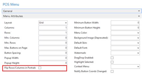 Dynamic POS Panel Layout