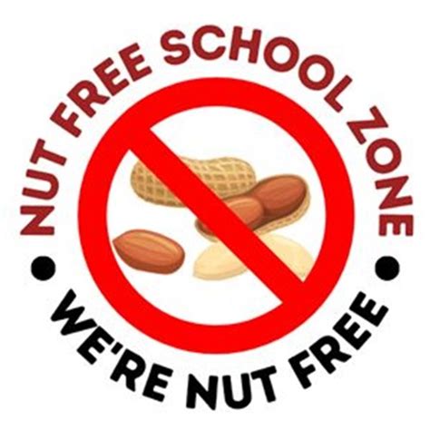 Nut Free Classroom Poster School Nut Free School Classroom Customized