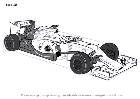 Formula 1 Car Drawings Step By Step