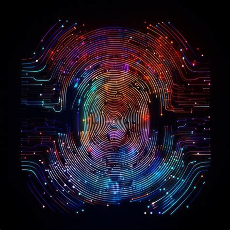 Premium Ai Image Dynamic Cyber Fingerprint Showcases Evolving Security Measures Enhanced By