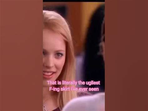 Ugliest F Ing Skirt Mean Girls 1 Meangirls Edits Youtube