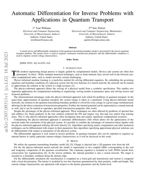 automatic differentiation for inverse problems with applications in