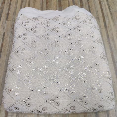 Buy Chikankari Fabric Fabenzo