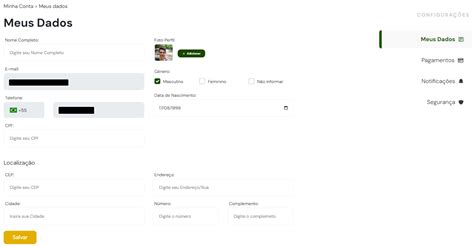 Como Alterar Os Dados Da Sua Conta Do Sem Rotina