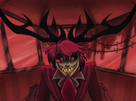 Demon Alastor Hazbin Hotel Radio Station Scene By 08deviant80 On