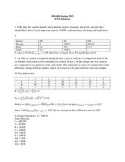 Homework 6 Solutions ISE4404 Spring 2015 HW6 Solutions 1 DOE Idea The Babe Should Clearly