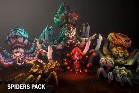 Unity Asset Spiders Pack 1 V10 Gfxfather