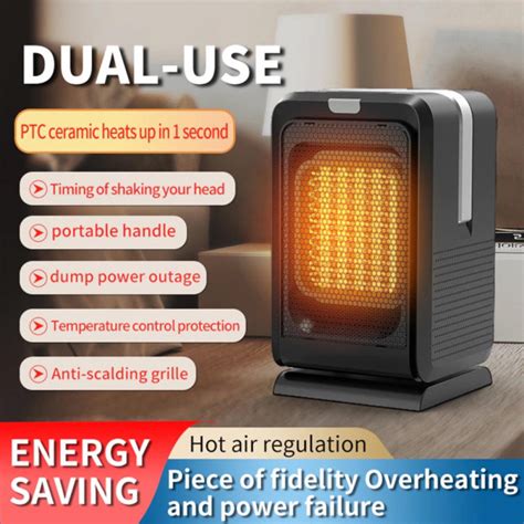 1000w Мини печка с дистанционно управление H01 Desktop Heater - няколко ...