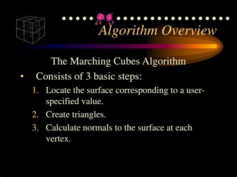 PPT Marching Cubes A High Resolution D Surface Construction Algorithm PowerPoint