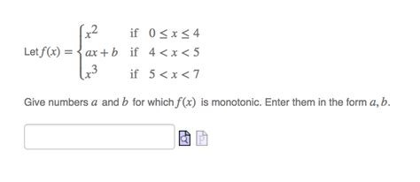 solved letf x ax b if 4x5 give numbers a and b for