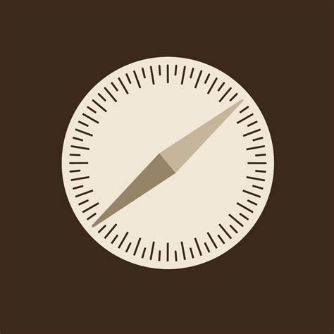 Logo Safari Iphone Aesthetic Brown