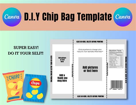 Blank Chip Bag Template Ph