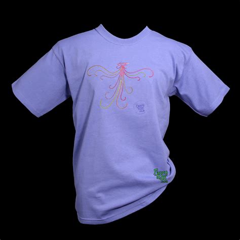 Embroidered Rising Phoenix On Purple Sweatshirt By Fancytogs On Deviantart