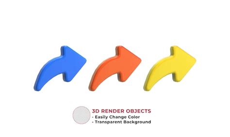Premium PSD A Set Of D Render Objects With A Transparent Background