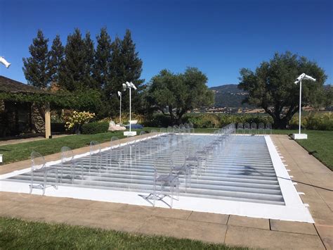 Dance Floor Pool Covers Plexiglass Pool Covers