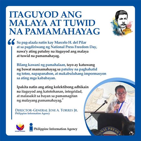 Pia Itaguyod Ang Malaya At Tuwid Na Pamamahayag