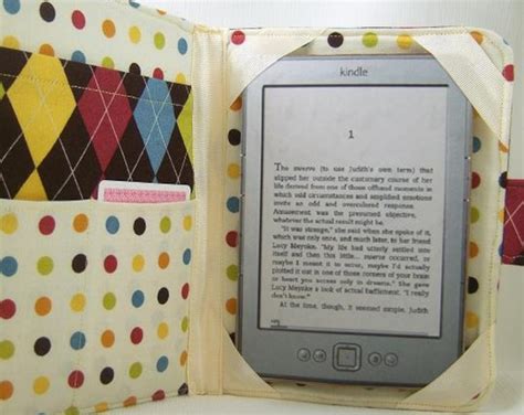 Padded Small Ereader Book Case Pdf Instant Download Make It Yourself Sewing Pattern Etsy