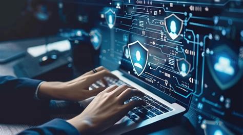 Cyber Security Protecting Digital Identity Premium Ai Generated Image