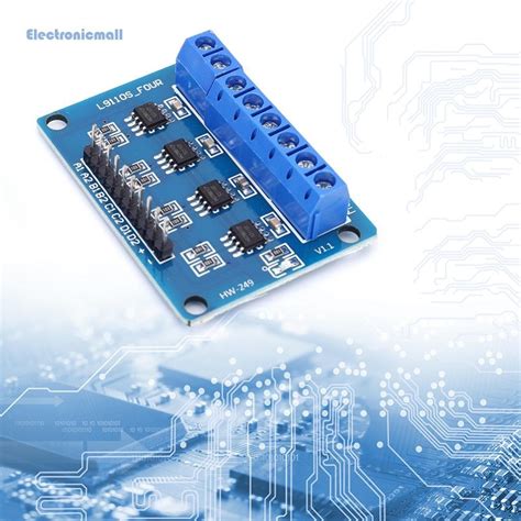 [electronicmall01 My] Hg7881 Motor Driver Controller Board H Bridge 4 Way Driver Controller