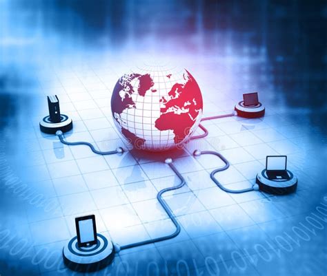 Global Computer Network Stock Illustration Illustration Of Computer 111631450