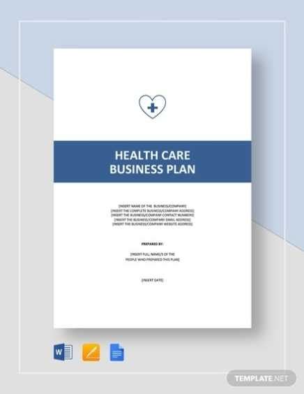 Health Care Business Plan Template Midi
