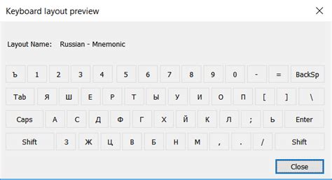 how do i set my keyboard layout to work like the windows mnemonic