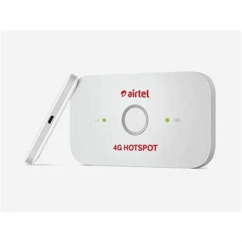 White Wireless Airtel G Portable Hotspot Router Model Name Number E Cs At Unit In Hisar