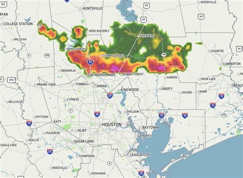 Strong Storm Warning Issued As System Heads For Houston Carrying
