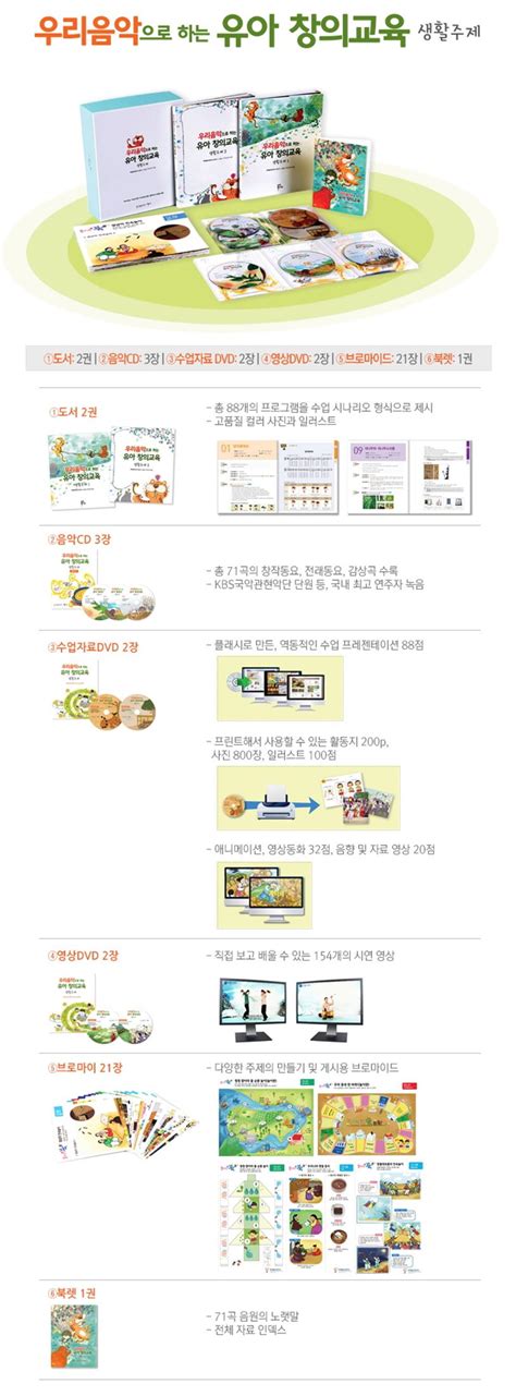 우리음악으로 하는 유아 창의교육 세트 생활주제 국악놀이연구소 교보문고