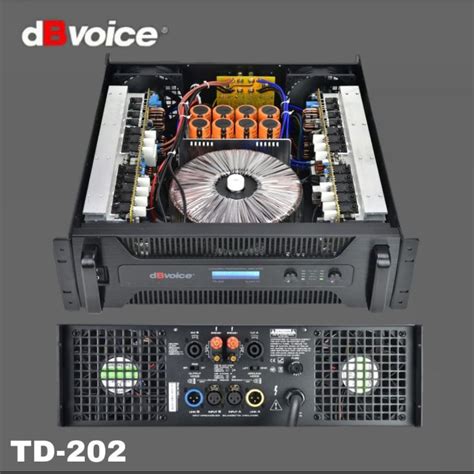 Jual Power Db Voice Td 202 Original Amplifier Dbvoice Class Td Shopee