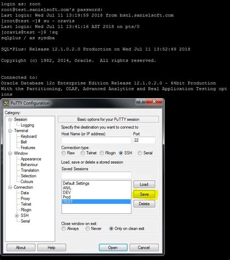 Anil Bandis Oracle Dba Inactive Putty Session