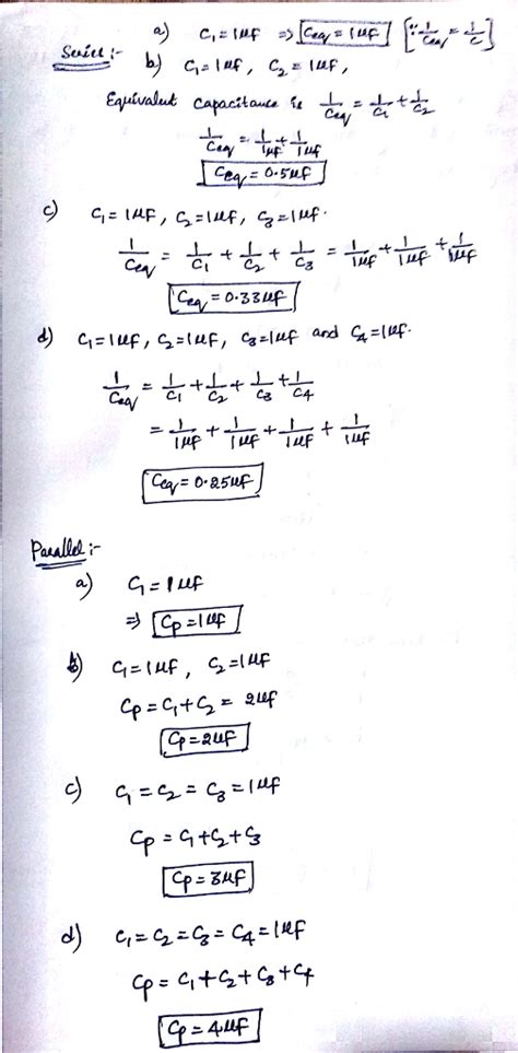 You Are Given Four Capacitors Of Capacitance 1f Each How Many