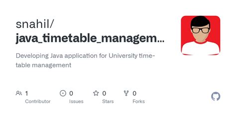 Github Snahiljavatimetablemanagementsystem Developing Java