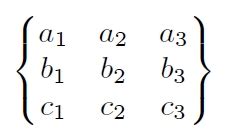 Latex Matrices