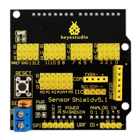 Ks0004 Keyestudio Sensor Shield V5 Keyestudio Wiki