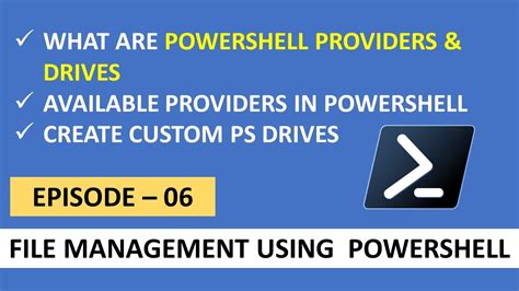 PowerShell Providers Drives EP Efficient Automatic File Management With PowerShell