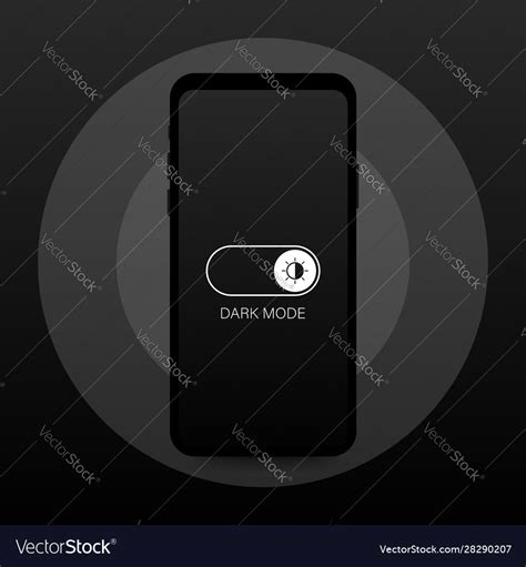 On Off Switch Dark And Light Mode Switcher Vector Image