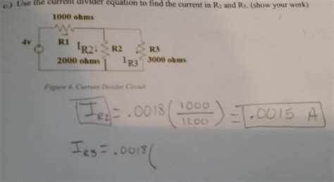 Solved Use The Current Divider Equation Find The Current In Chegg Com