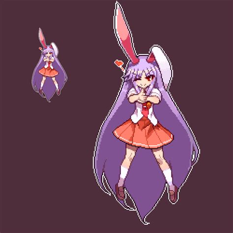 心綺楼3周年深秘録1周年東方project20周年記念ドットその5。深秘録にうどんげ参戦という事で打ちました Migelhososi