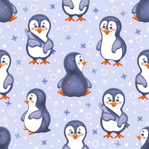 Cold Climate Animals Collection Illustrations Royalty Free Vector