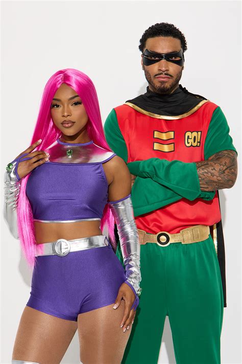 Tireless Sexy Titan 6 Piece Costume Set Purple Fashion Nova