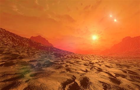 Proxima Centauri B Exoplanet Surface Photograph By Julian Baum