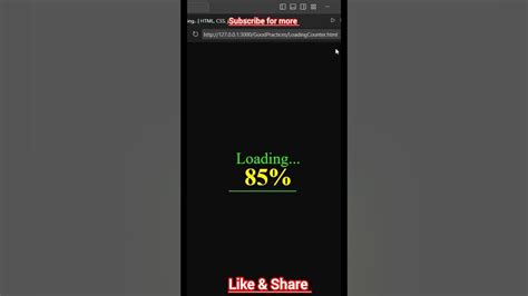 Loading Counter Using Html Css And Jquery Html Css Jquery