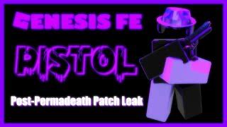 Roblox Genesis Fe Pistol Script Leak Post Permapatch Free R R Fling Fe Hat Scripts Genesis Fe